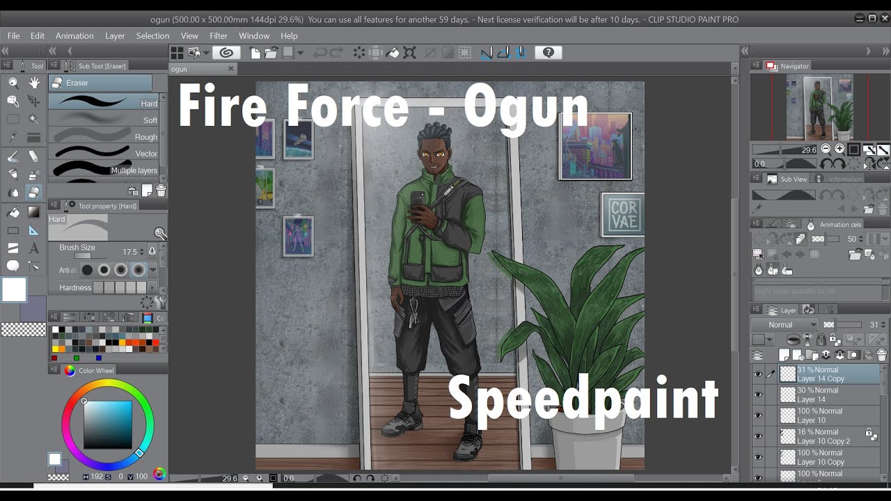 Fire Force Season 2 - Ogun Montgomery Speedpaint - YouTube