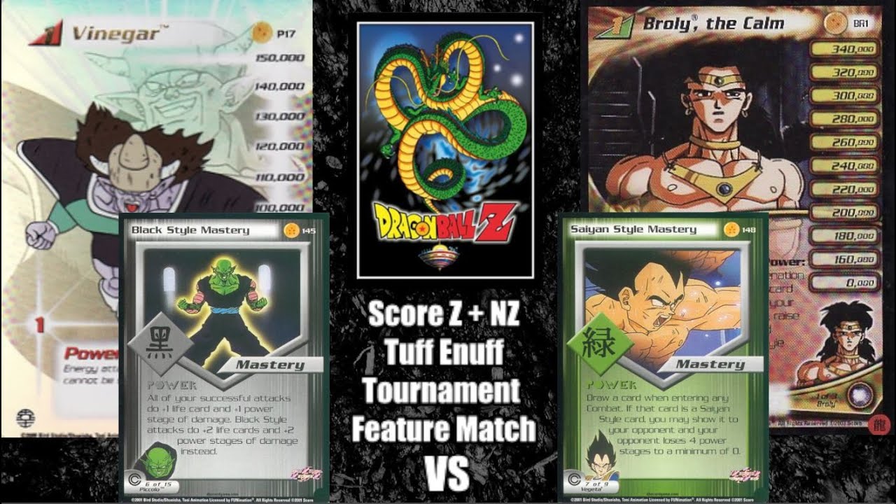 Score DBZ CCG | Tuff Enuff Feature Match | Black TS Vinegar vs Saiyan ...