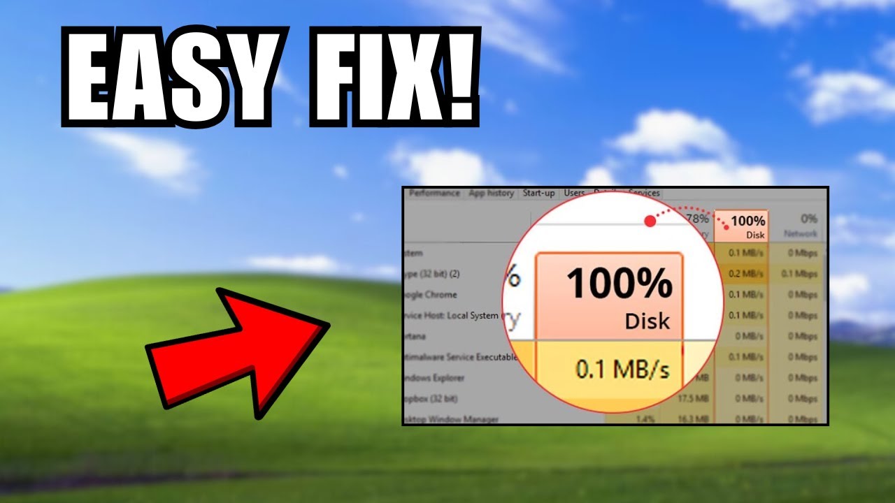 How To Fix Hard Drive Disk 100% Usage - YouTube