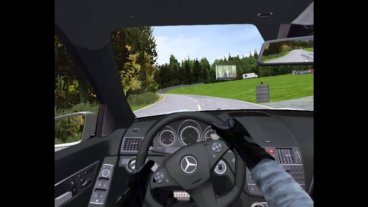 Mercedes Benz C64 AMG Black Hillclimb BERGRENNEN MICKHAUSEN cockpit on ...