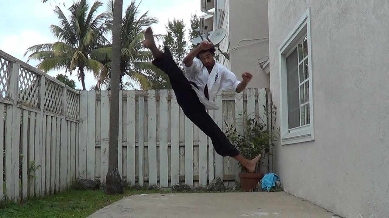 Jump Spinning Kicks Compilation - YouTube