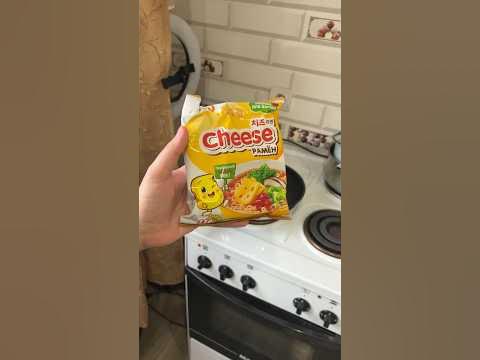 На ужин Корейская лапша сырная лапша рамен 🍜🍝 - YouTube