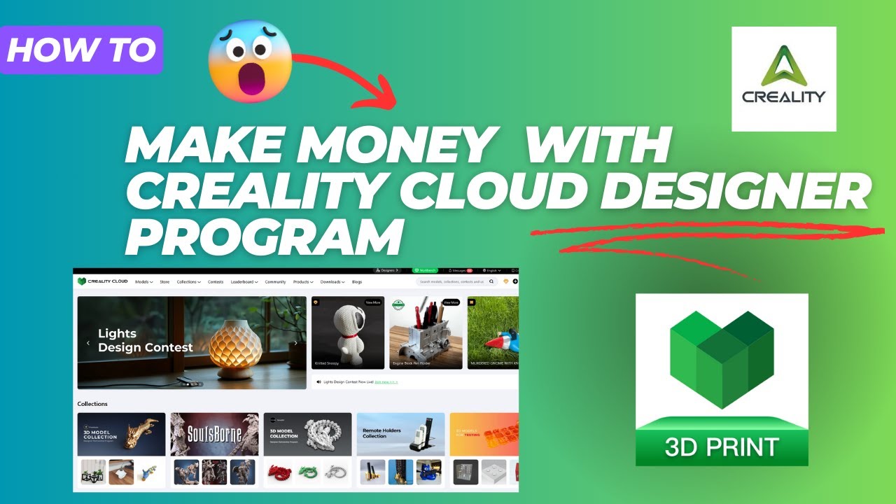 Creality Cloud Designer Program - Make Money with Creality Cloud! # ...
