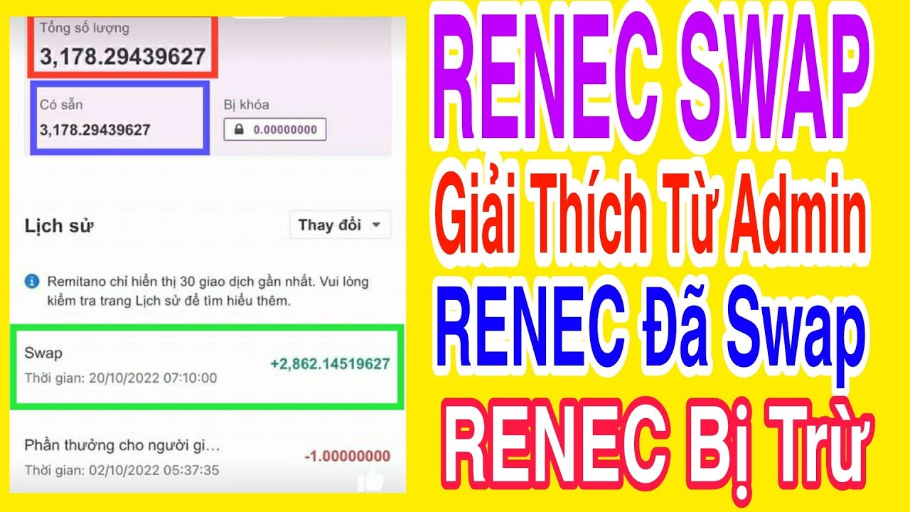 RENEC GIẢI THÍCH RÕ TỪ ADMIN + RENEC ĐƯỢC SWAP + RENEC BỊ TRỪ TỪ A ĐẾN Z | Kiếm Tiền - YouTube