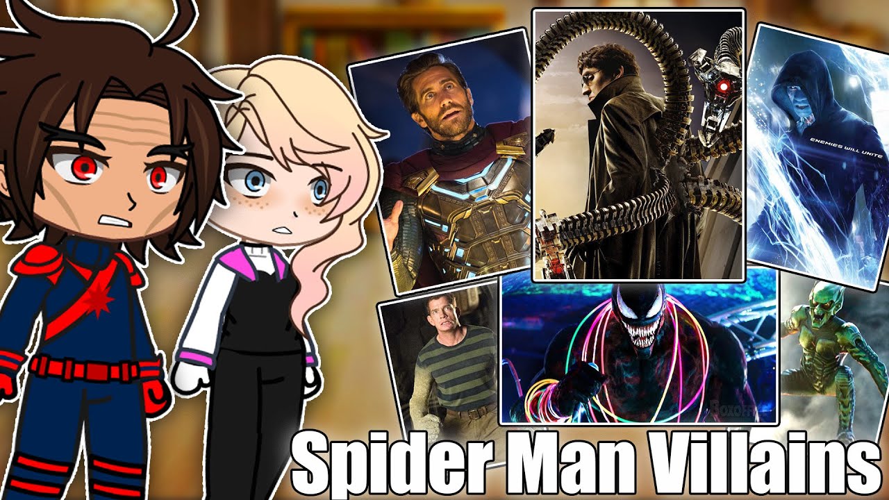 Spider-Verse React To Spider-Man Villains | Peter Parker | Gacha react ...