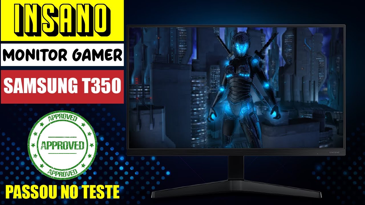 Monitor Gamer Samsung T350 - Tela IPS - YouTube