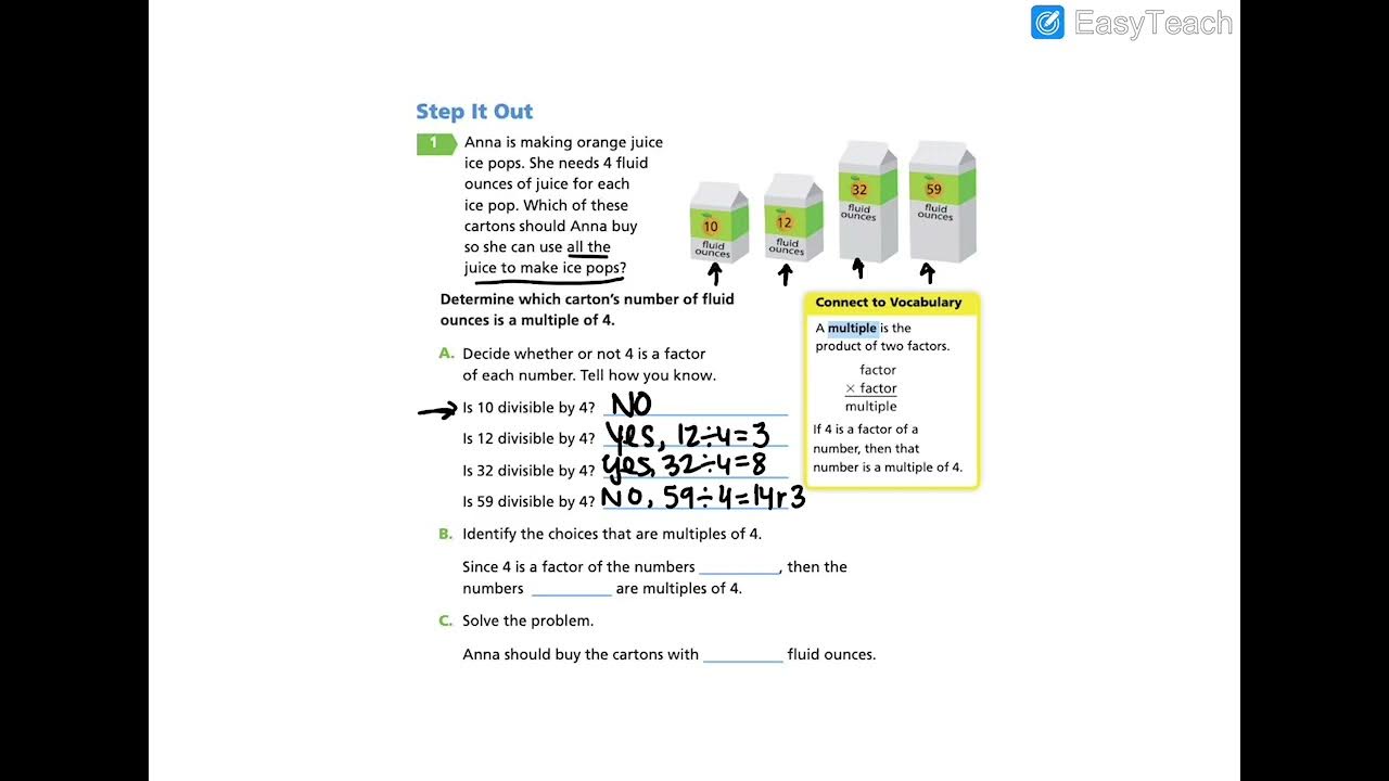 Into Math 4th Grade Lesson 10.3 - YouTube