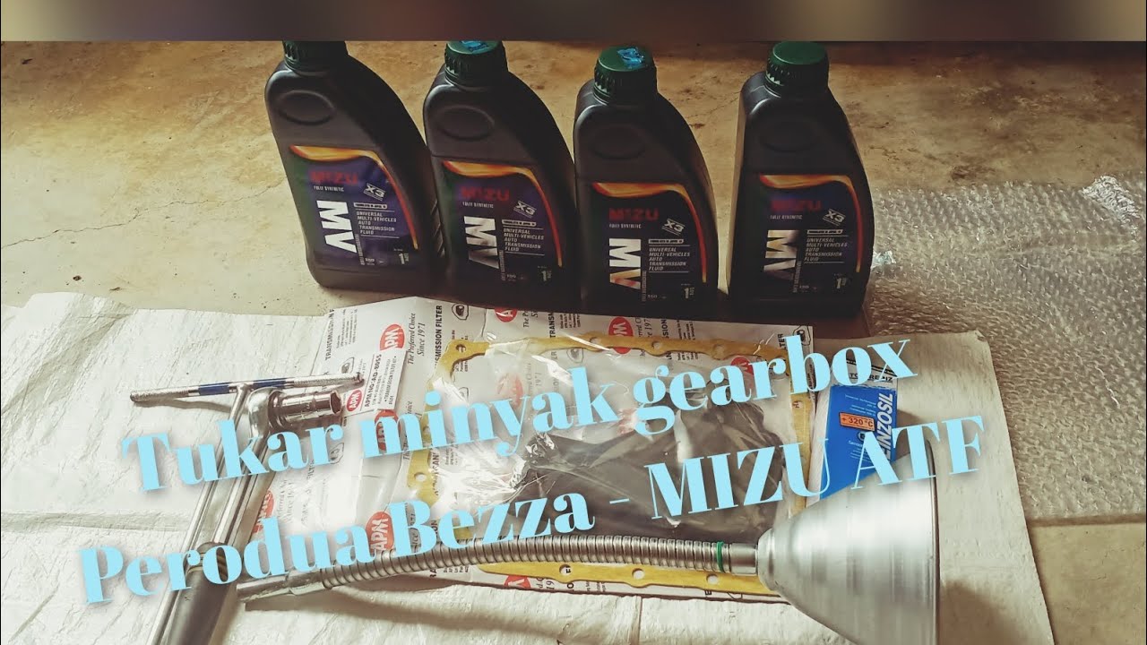 Change ATF oil for Perodua Bezza - tukar minyak gearbox Perodua Bezza # ...