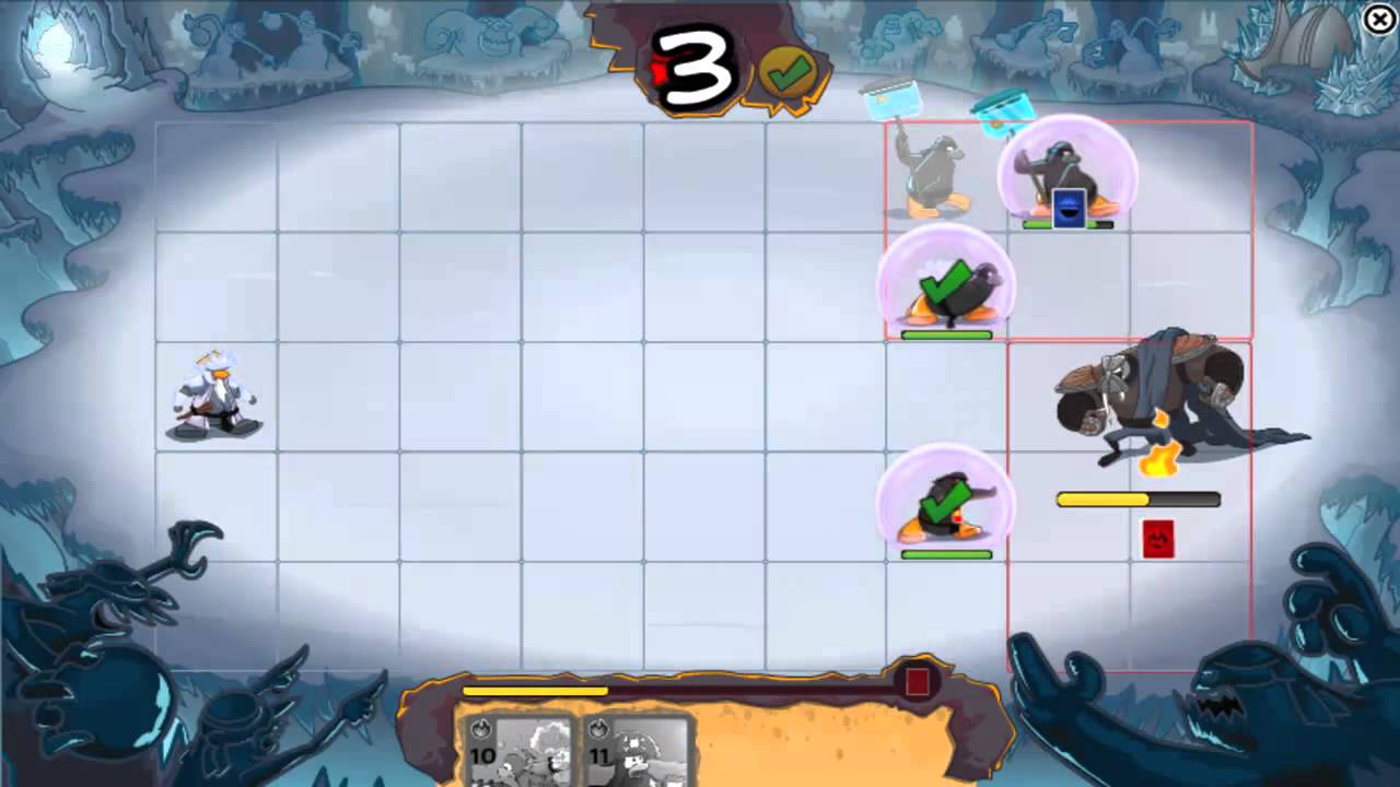 Club Penguin Card-Jitsu Snow Tusk Boss Battle - YouTube