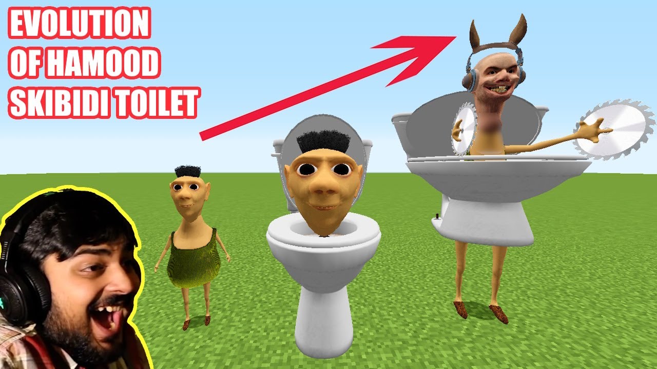 EVOLUTION OF HAMOOD SKIBIDI TOILET | MUTAHAR Laugh meme Minecraft #13 ...