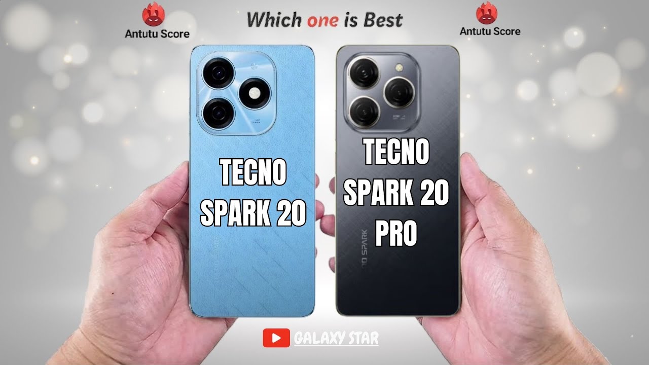 Tecno Spark 20 vs Tecno Spark 20 Pro - YouTube