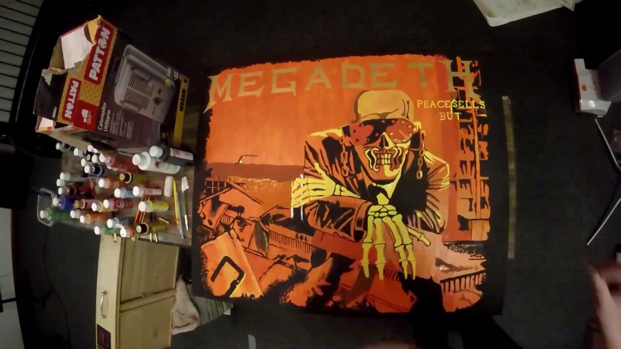Peace Sells But Whos Buying Speed Painting Album Art - YouTube