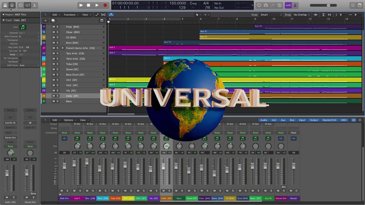 Universal Studios Fanfare Theme (Logic Pro X Arrangement) - YouTube