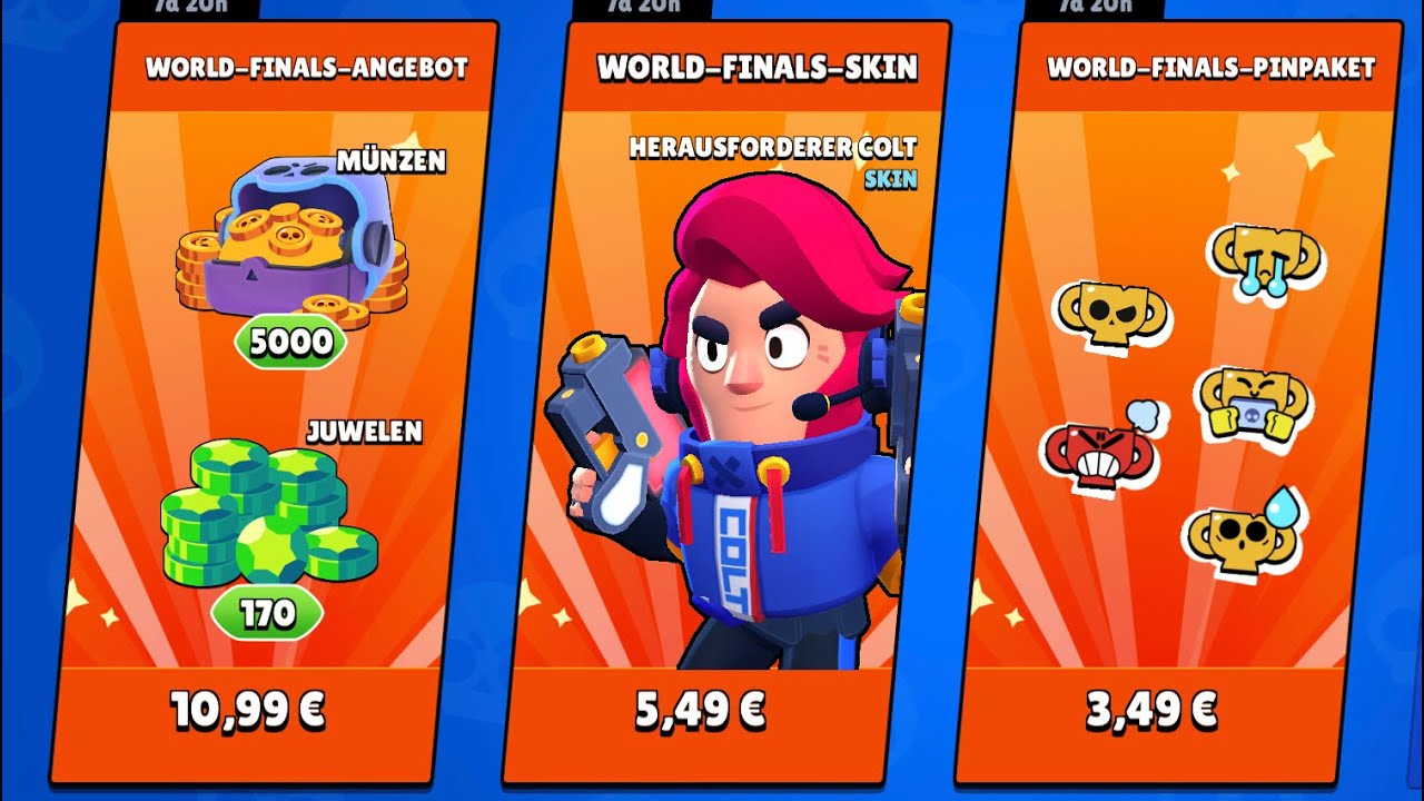 CHAMPIONSHIP PAKETE KAUFEN! + NEUEN COLT SKIN 💰 | Brawl Stars deutsch ...