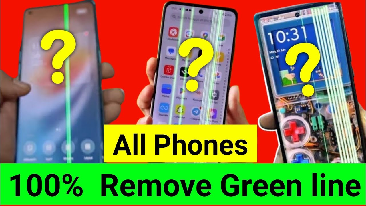 🛑mobile green line problem | mobile green line problem solution ...
