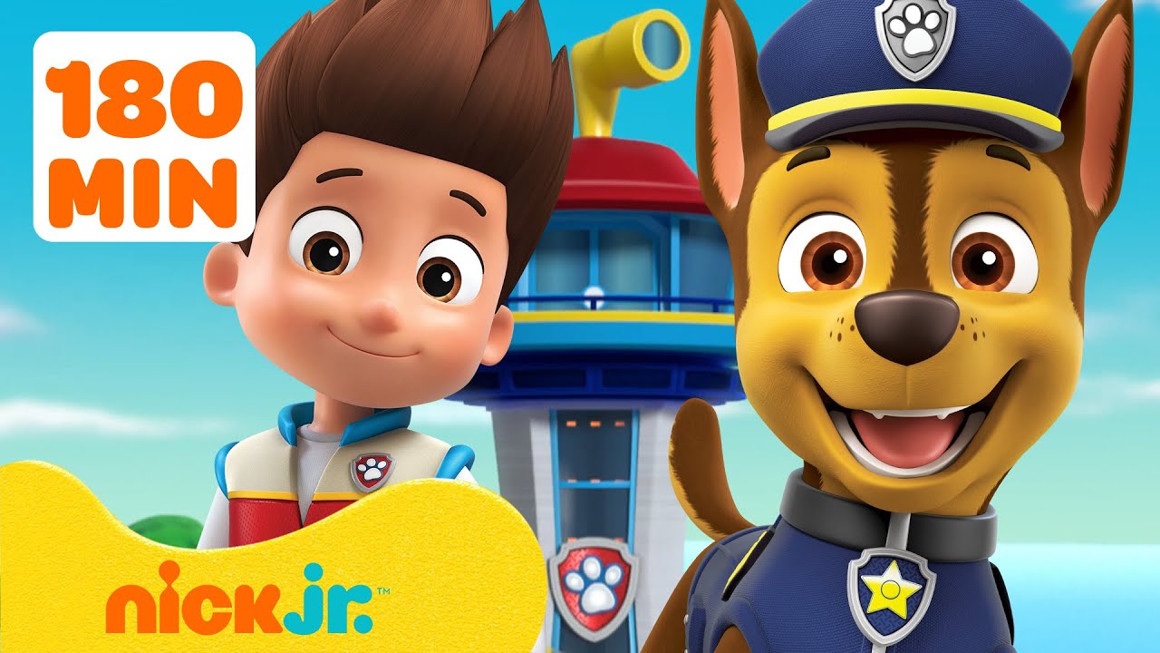 PAW Patrol's Beaver Mission, Treehouse Rescue, & More! 🦫🌳 w/ Chase ...