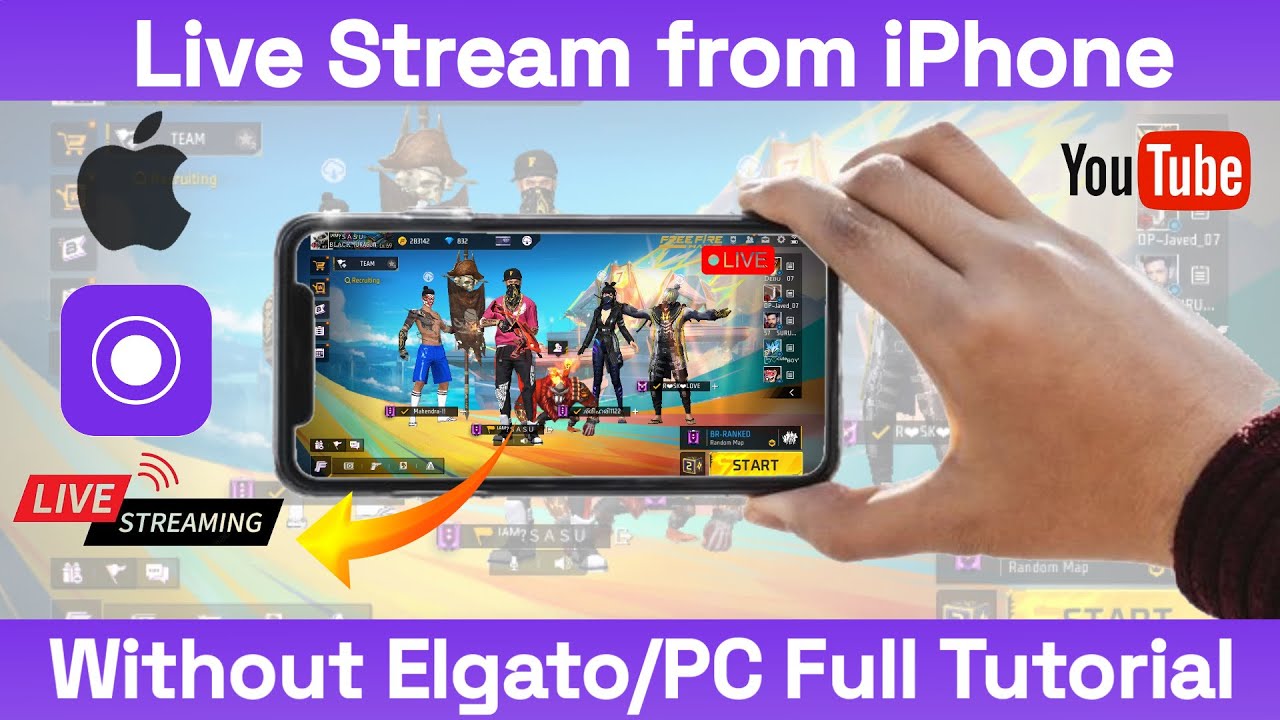 How to live stream in ios | stream cham se live kese kare 🧐 - YouTube