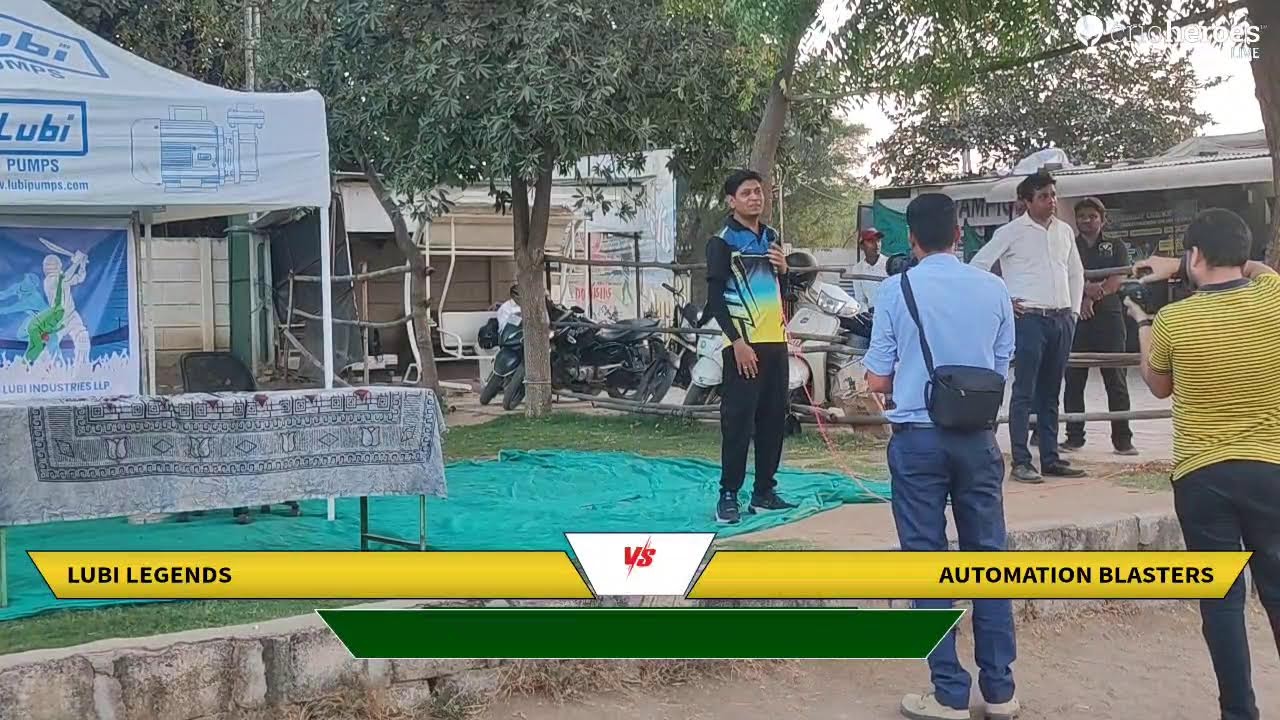 AUTOMATION BLASTERS vs LUBI LEGENDS Live Cricket Match | LUBI PREMIER ...