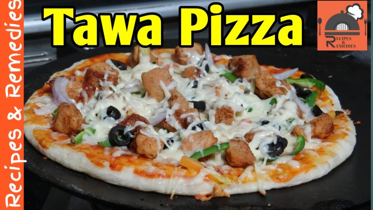 Tawa Pizza | without oven | Chicken Tikka Pizza - YouTube