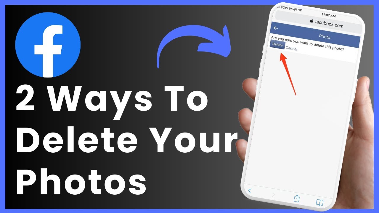 2 Ways To Delete Photos From Facebook ! [EASY STEPS] - YouTube