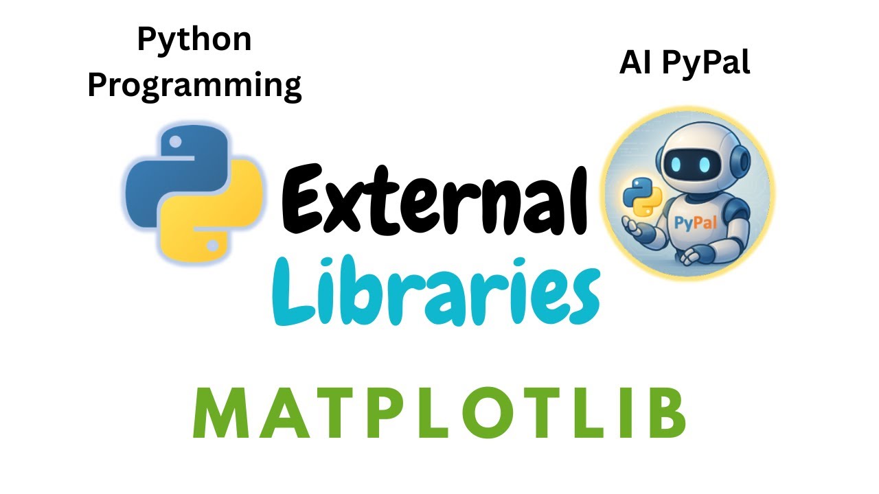 107. Python External Libraries - MATPLOTLIB #matplotlib - YouTube