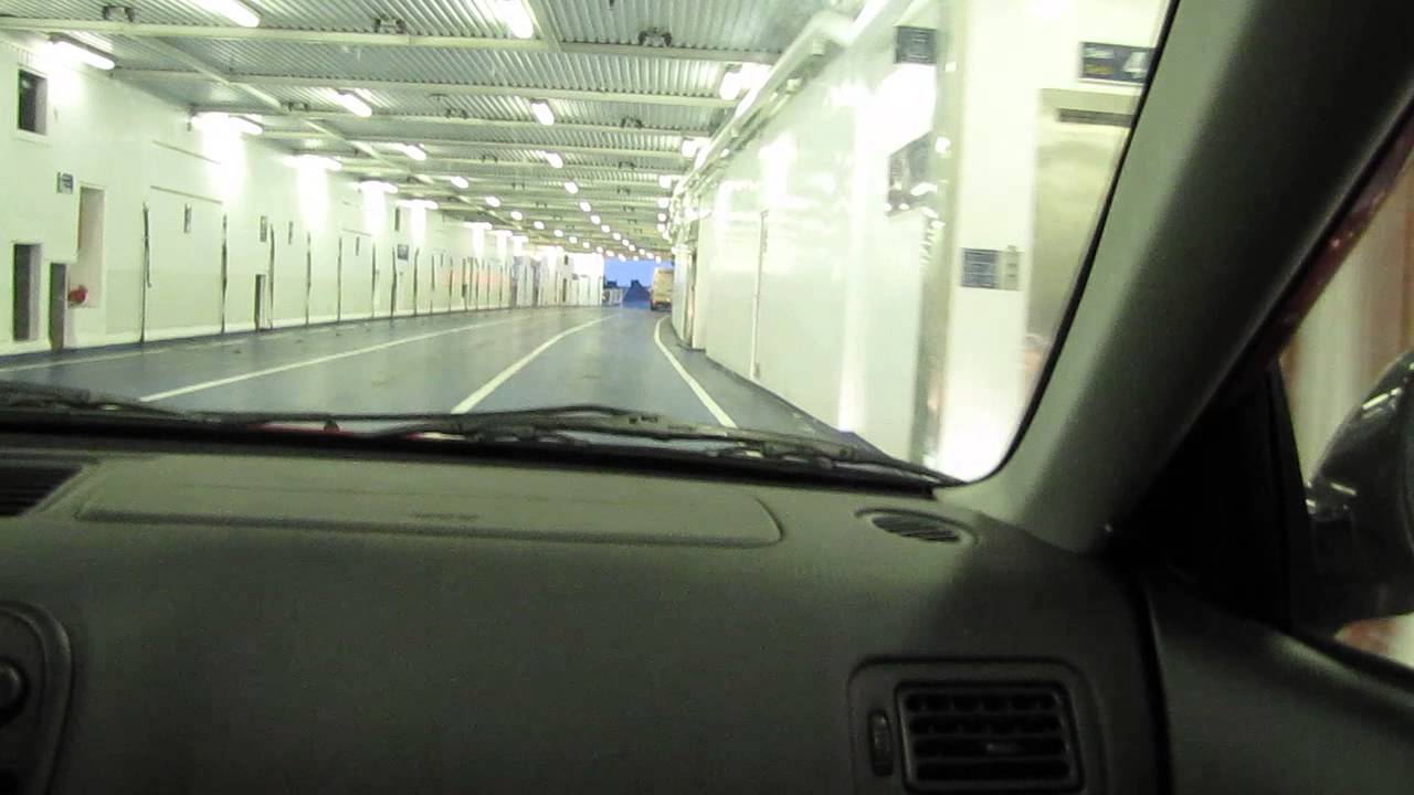 Carferry from Puttgarden Germany to Rodbyhavn Denmark - YouTube