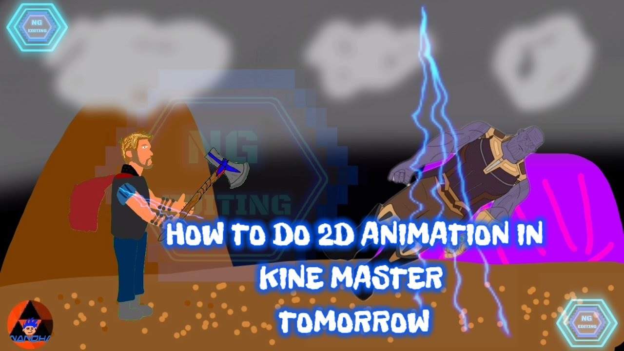 HOW TO 2D ANIMATION IN KINE MASTER TOMORROWS PROMO BY NG.EDITING - YouTube