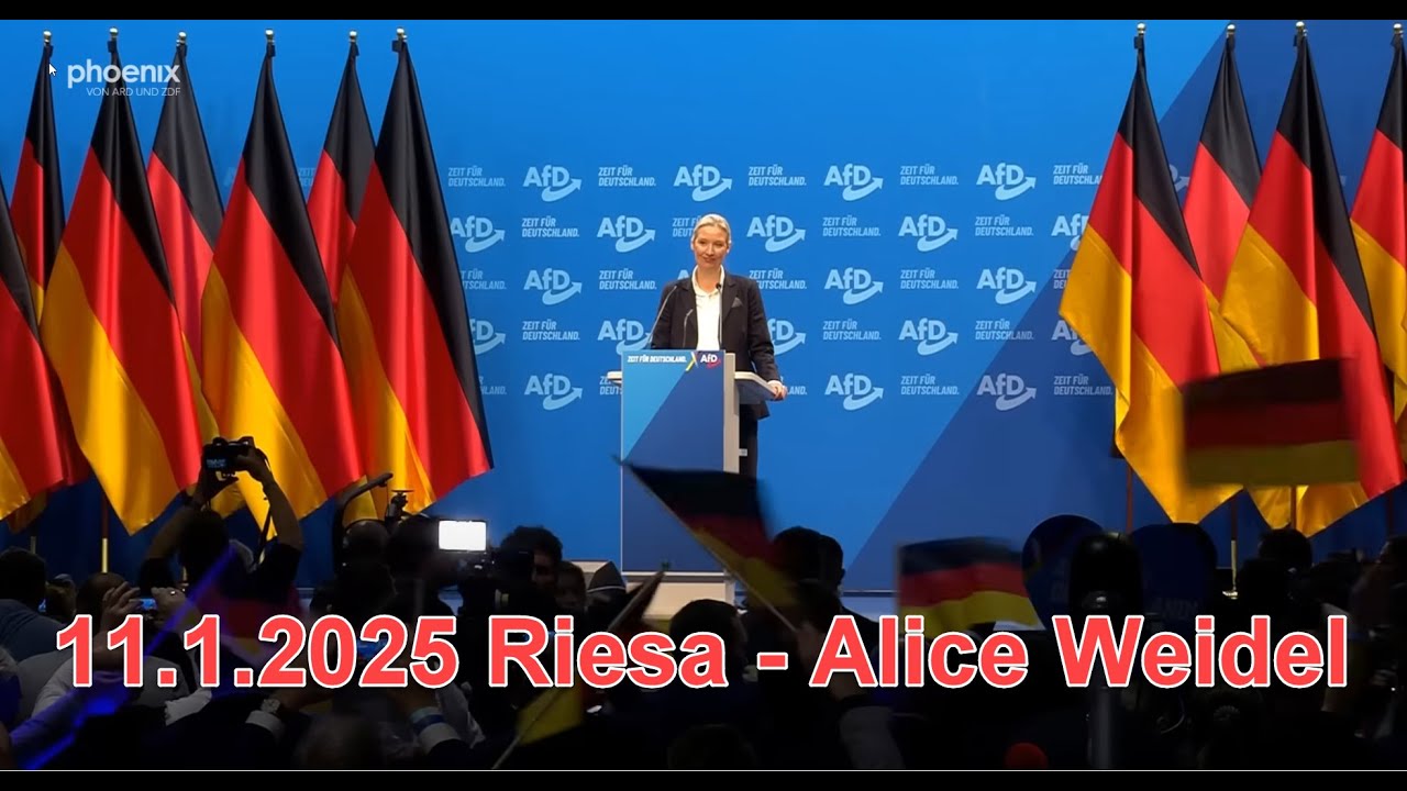 11.1.2025 - Alice Weidel ENTHÜLLT die schockierende Wahrheit beim Afd ...