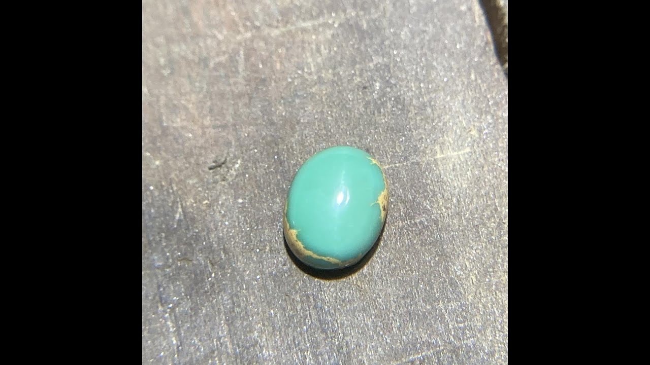 turquoise Stone polishing - YouTube