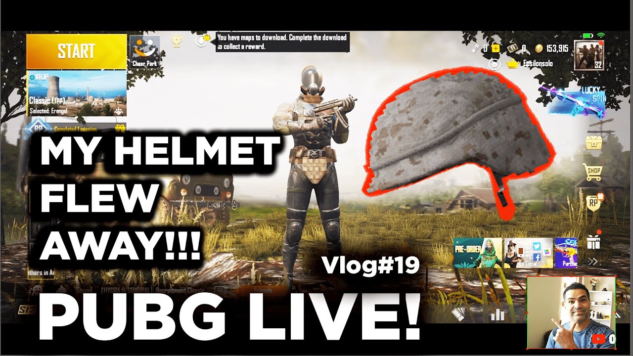 🔴PUBG Live - Lockdown Special Stream | How to play | Helmet flew away ...