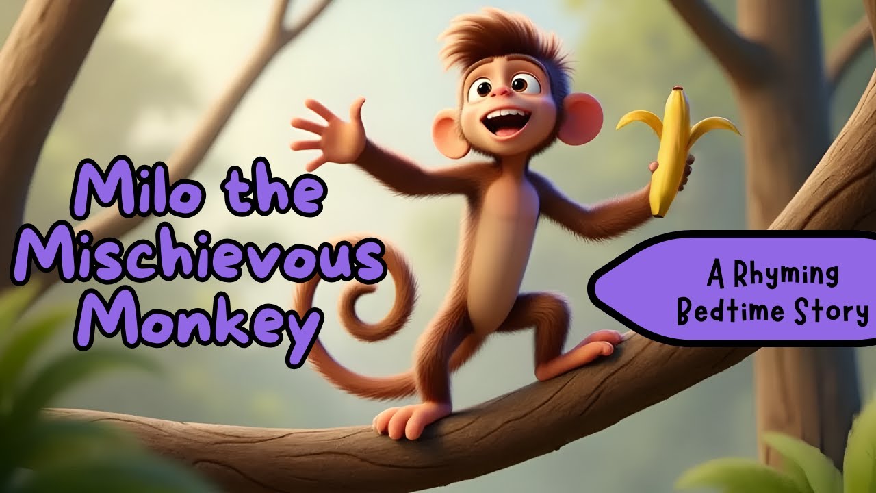 🐒 Milo the Mischievous Monkey 🐒 | A Hilarious Jungle Adventure! - YouTube