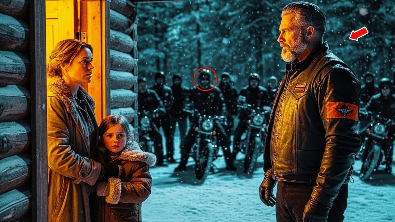 "Come in," she whispered to 25 freezing bikers — What 200 bikers did ...