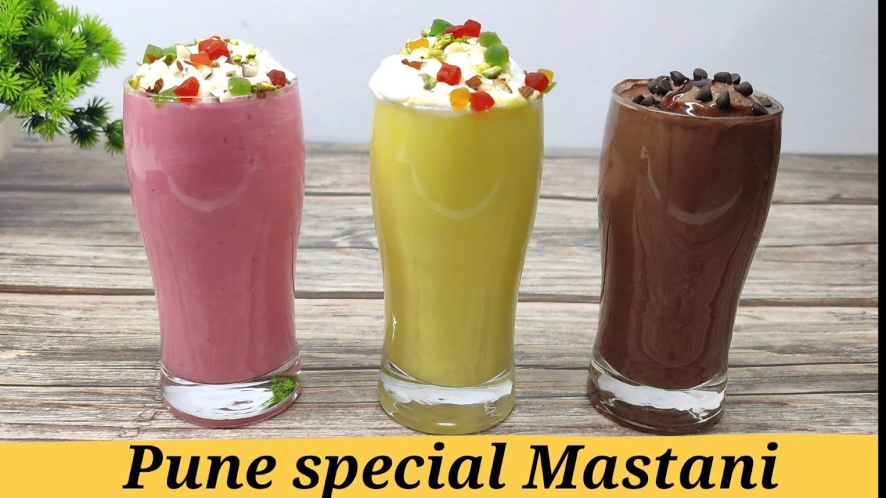 3 types mastani | mastani | mango mastani | chocolate mastani ...