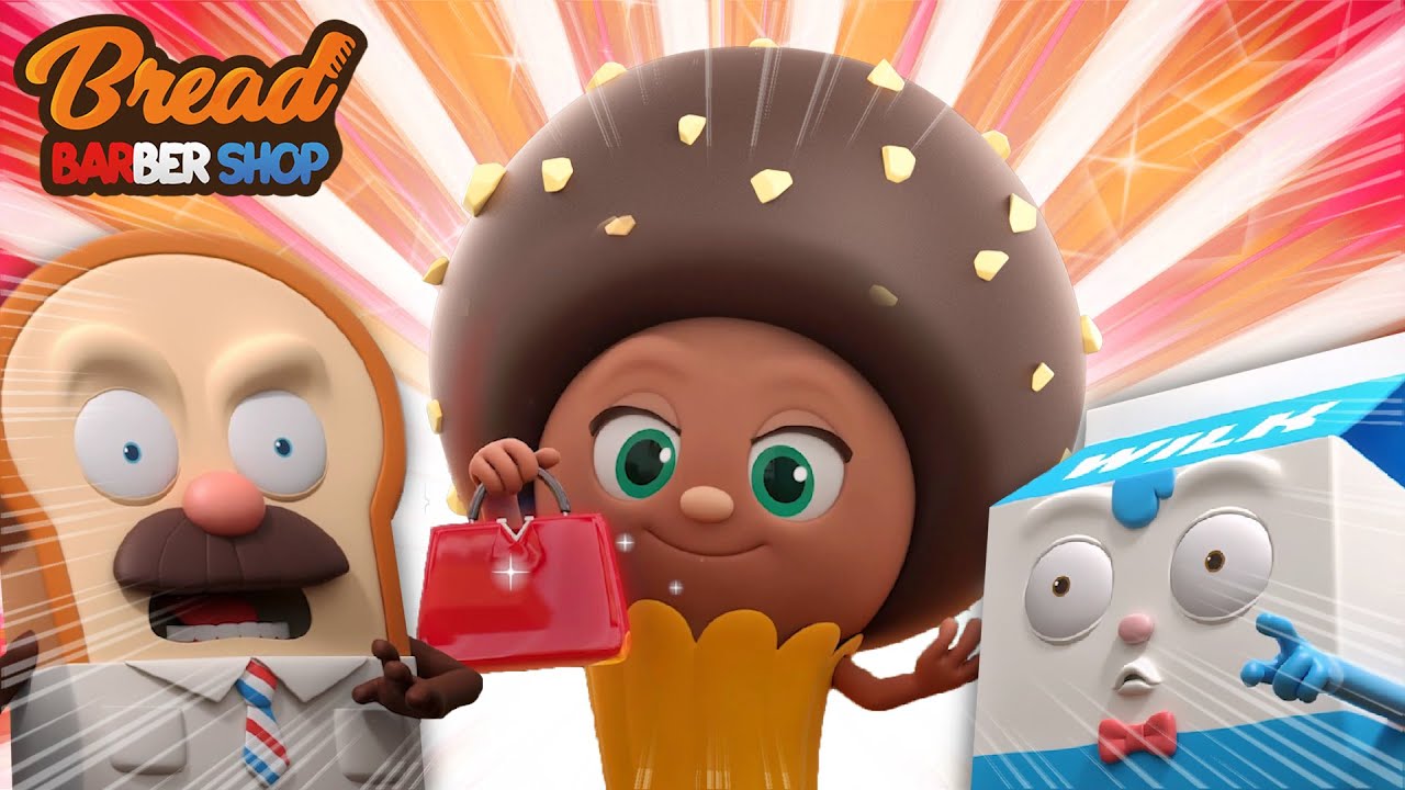 BreadBarbershop3 | Choco's luxury bag?! | english/animation/dessert ...