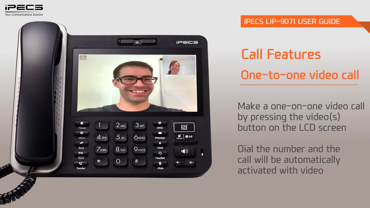 LIP-9071 iPECS Cloud Video User Guide - YouTube
