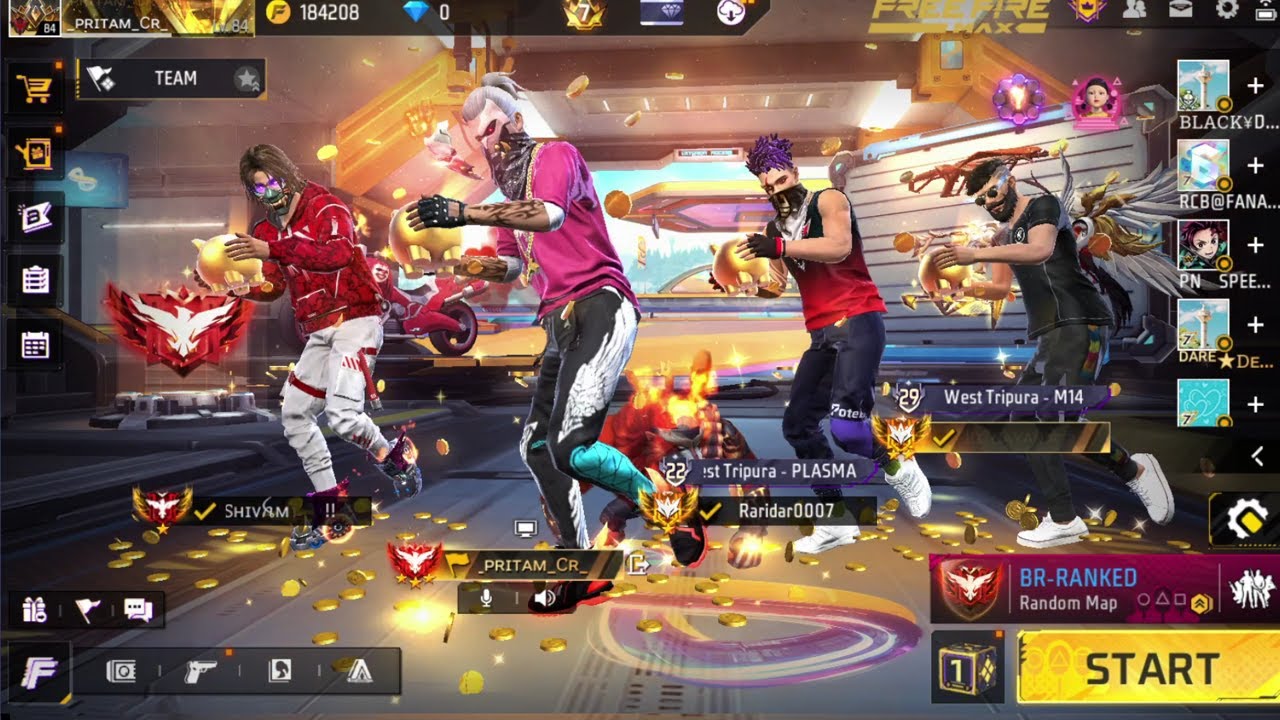 CSR PUSH GARENA FREE FIRE MAX LIVE! _PRITAM_CR_YT IS LIVE! #_PRITAM_CR ...