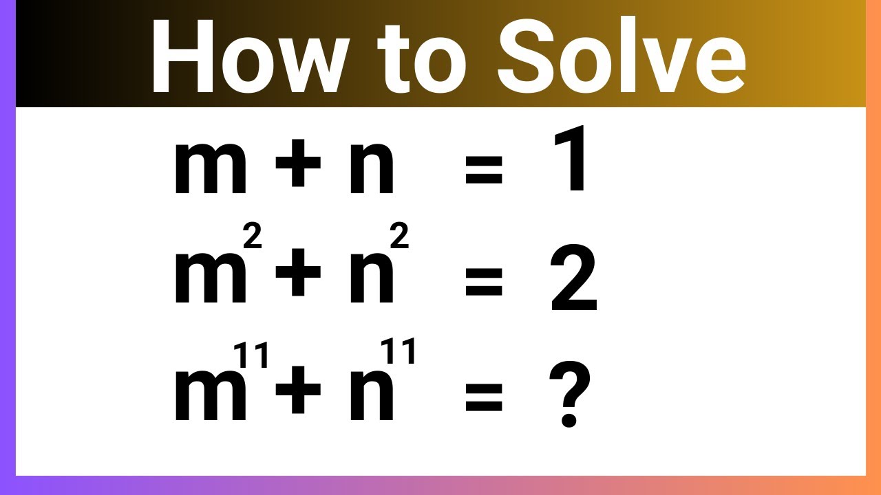 A Nice Math Olympiad Problem | Can You Solve This? - YouTube