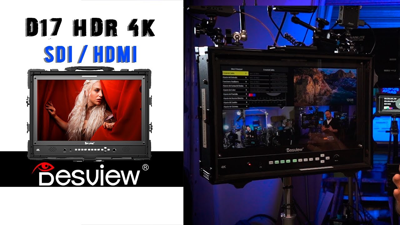 Revisión Monitor Desview D17 HDR 4K - YouTube