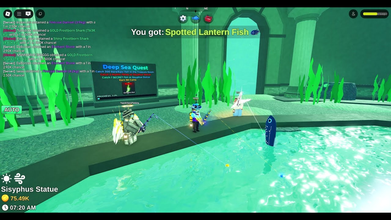 Roblox - Fish It - Quest Rod New Map Lost Isle - YouTube