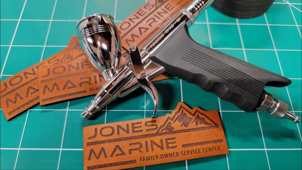 Stain Leather Patches with an Airbrush - The Gaahleri Ghad 68 ...