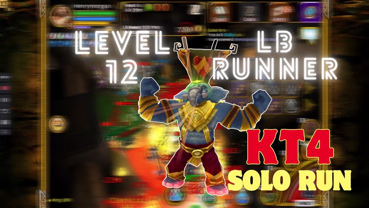 Arcane Legend - Level 12 Warrior LB Runner | KT4 Solo Run - YouTube