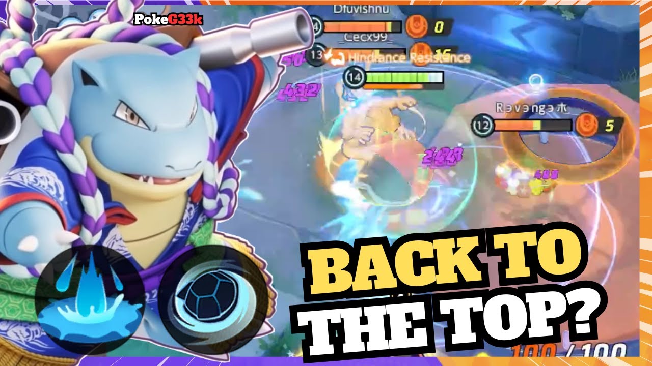 You NEED to try this CURSE RAPID SPIN BLASTOISE!｜Pokémon Unite - YouTube