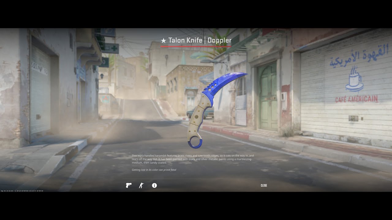 Showing off the Talon Knife | Doppler (Phase 4)! | Counter-Strike 2 ...