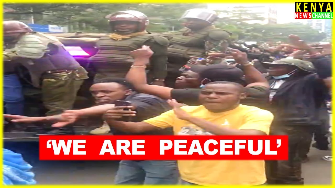 See what Protesters did to Police during Finance Bill Protest in ...