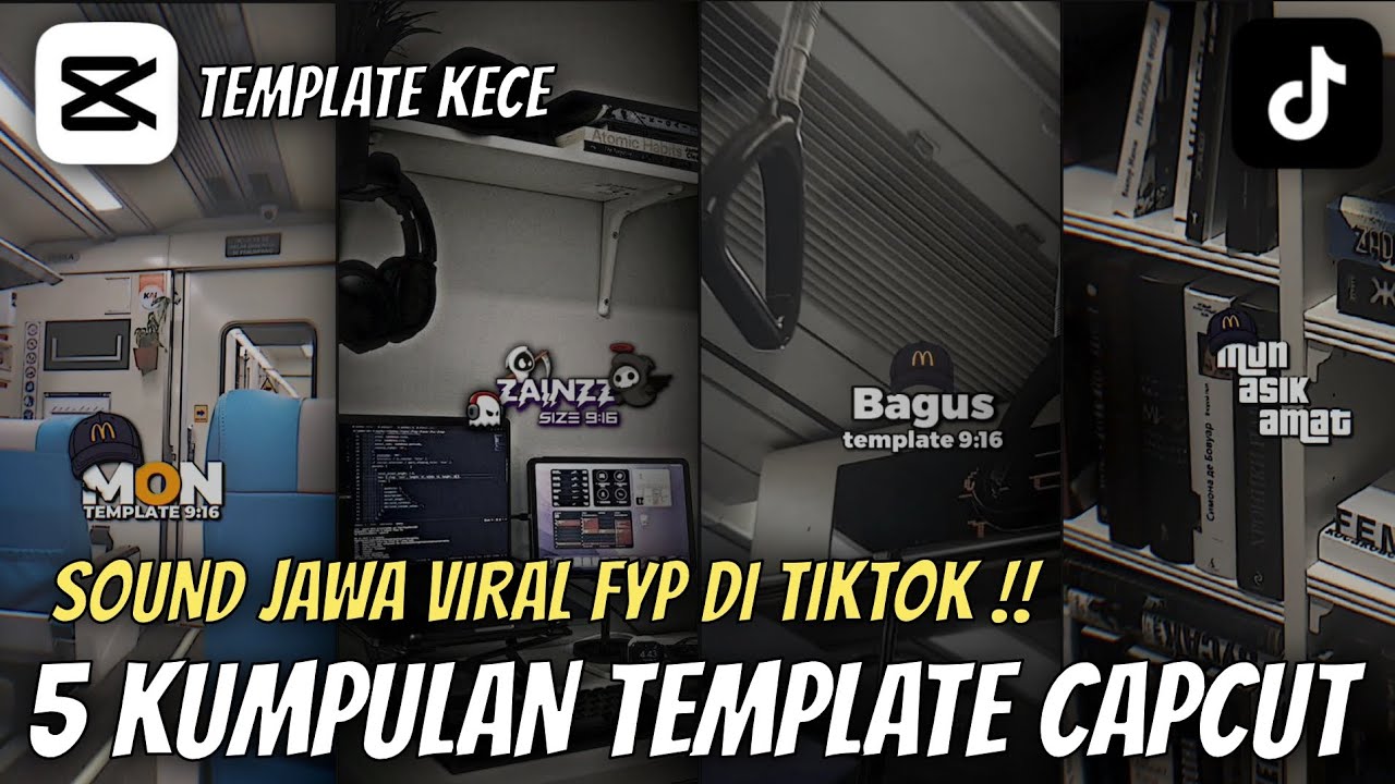 Kumpulan 5 TEMPLATE JEDAG JEDUG CAPCUT || SOUND JAWA VIRAL FYP DI TIKTOK ‼️ - YouTube