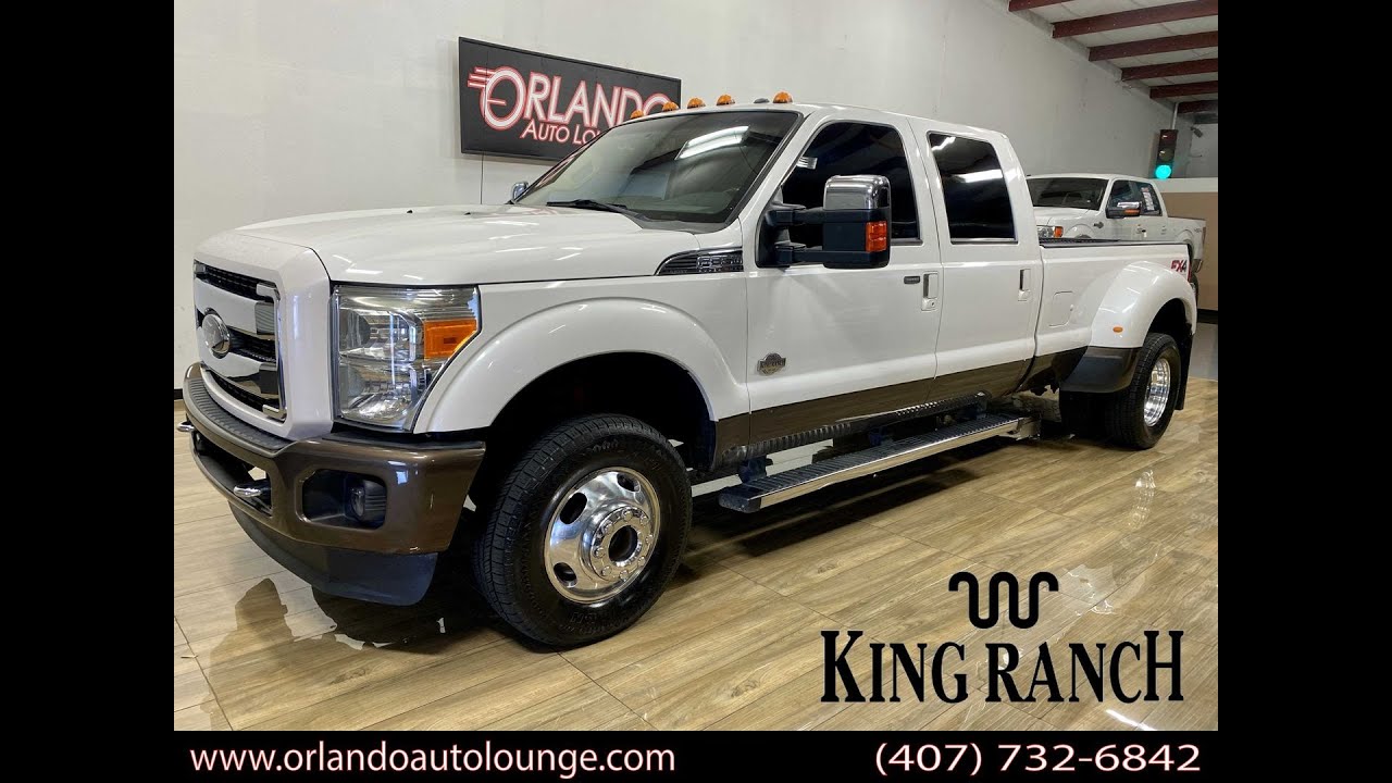 2015 FORD F350 SUPER DUTY CREW CAB - KING RANCH PICKUP 4D 8 FT - YouTube
