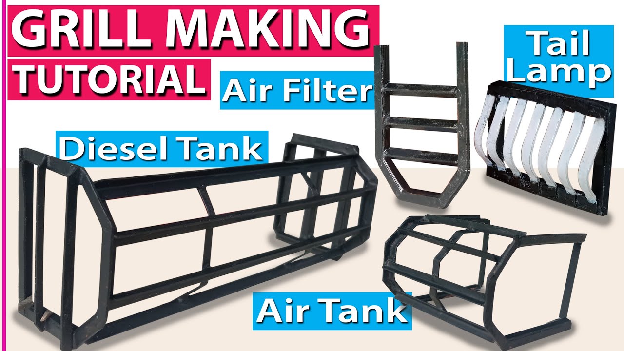 Miniature SE Lorry Grill Making | Detailed | Tutorial | S With S ...