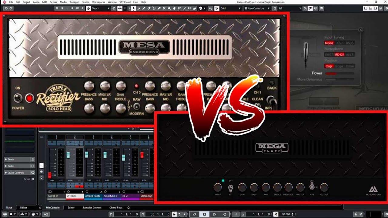 Mesa Amp Comparison - Amped Roots vs Amplitube 5 vs Th-U - YouTube