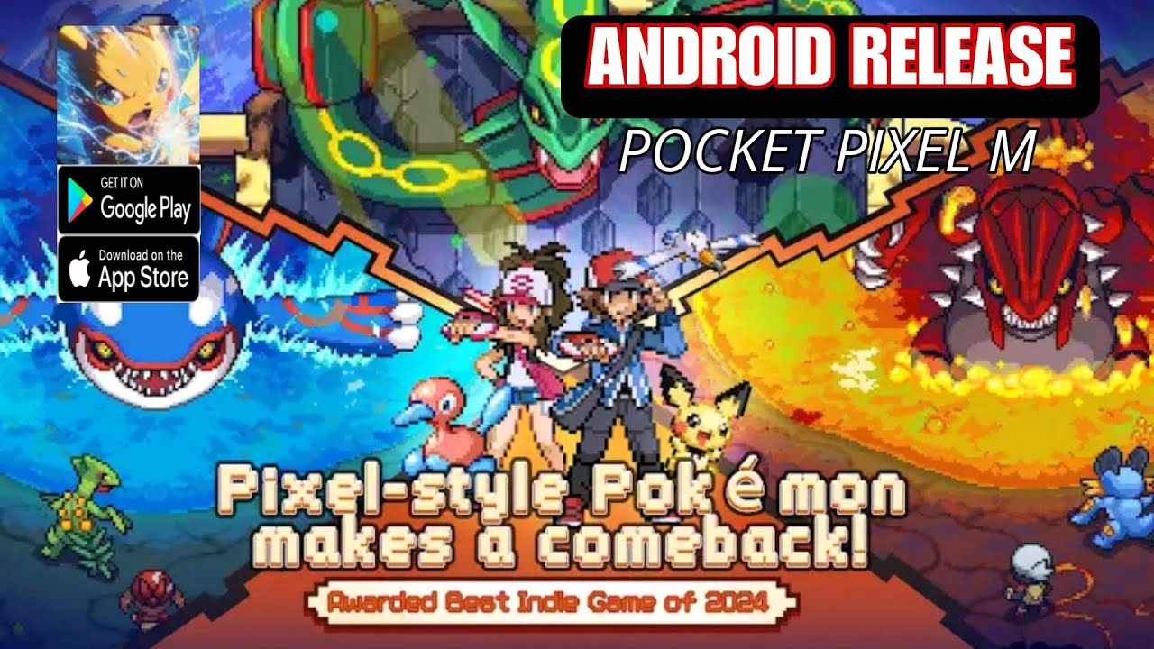 Pocket Pixel M Gameplay Android Release - Pokemon RPG Game - YouTube