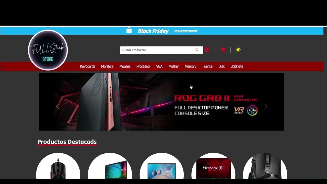 Primer Ecommerce FullStack, Javascript React Redux MongoDb - YouTube